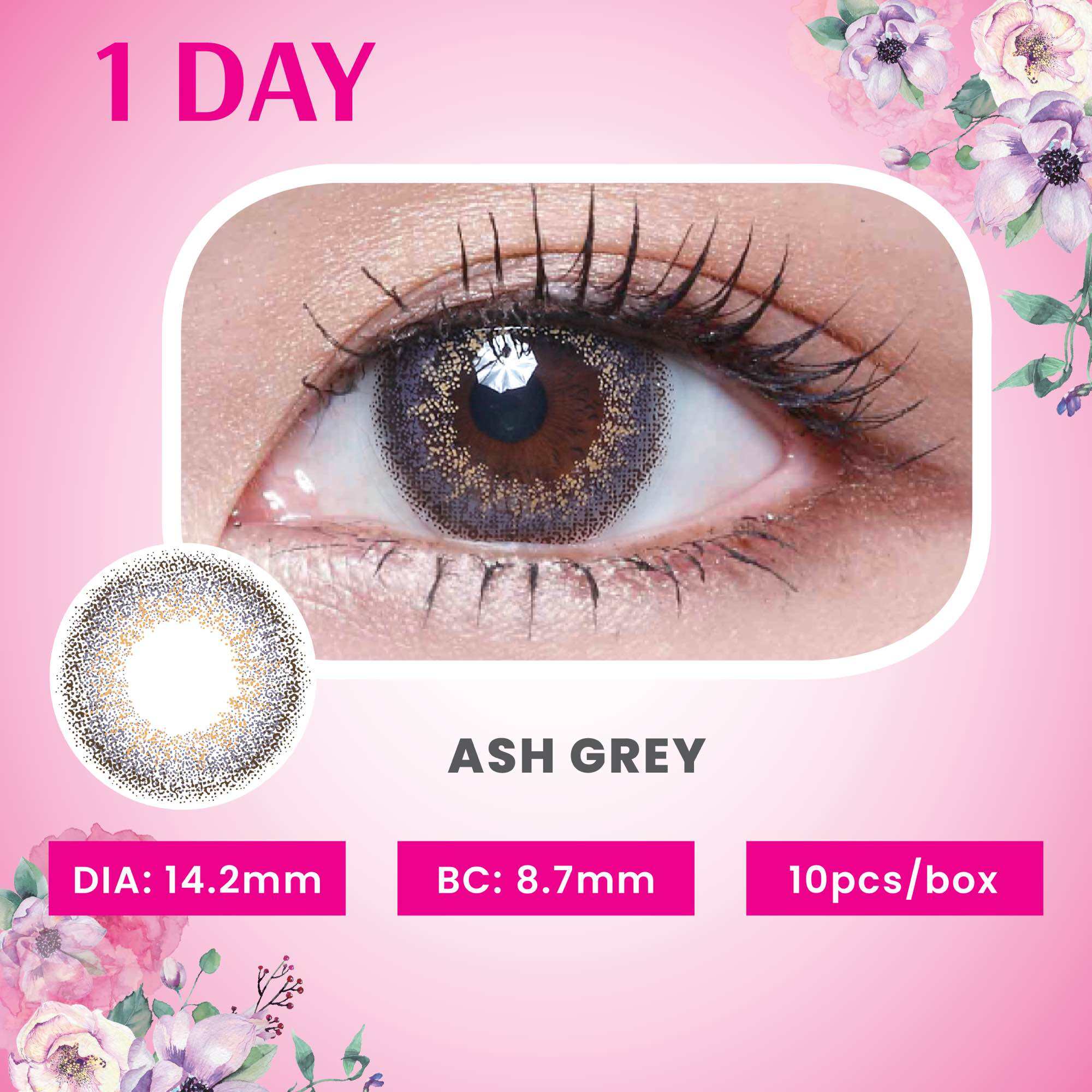 Horien Eye Secret Daily Color Contact Lenses 10PSC/Box | Lazada