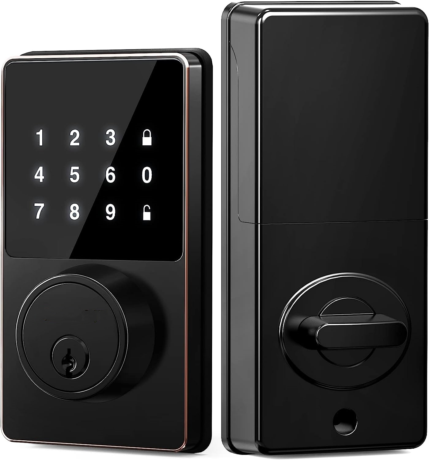 Smart Lock with password, Keyless Entry Door Lock with Touchscreen ...