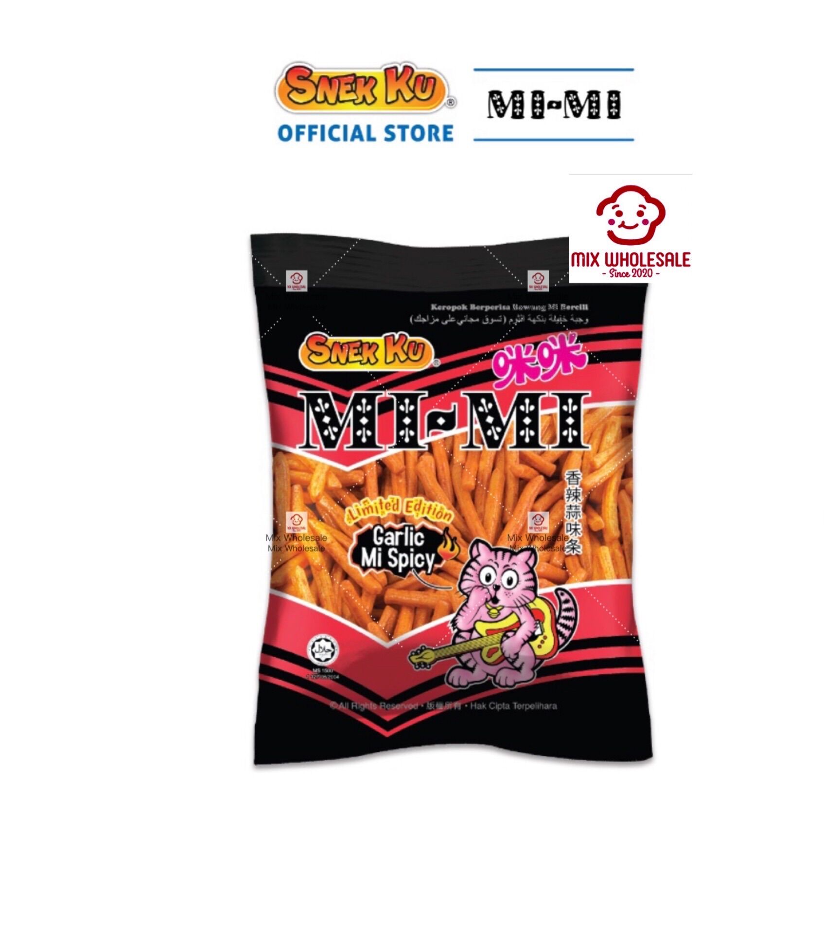 Snek ku MiMi Garlic Mi Spicy 30pcs | Lazada