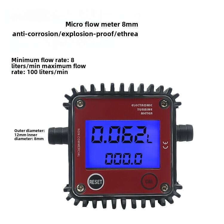 High Precision Turbine Flow Meter Water Diesel Gasoline Methanol Kerosene Liquid Flow Meter ...