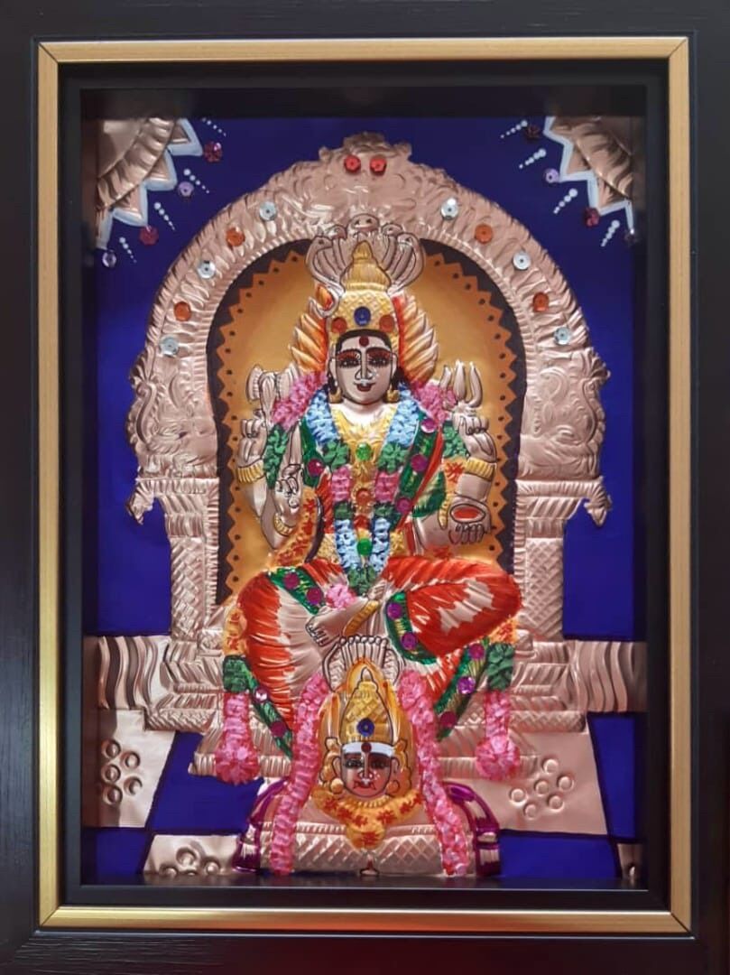 Karumariaman Picture (Sami padam) 9 x 12inc - Copper | Lazada