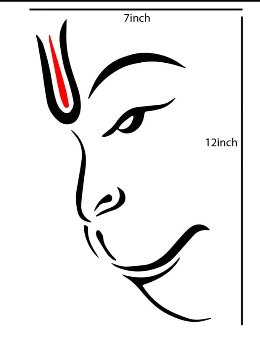 [BEST SELLER] Hanuman sticker, Jai Hanuman, Trending sticker, Hindu God ...