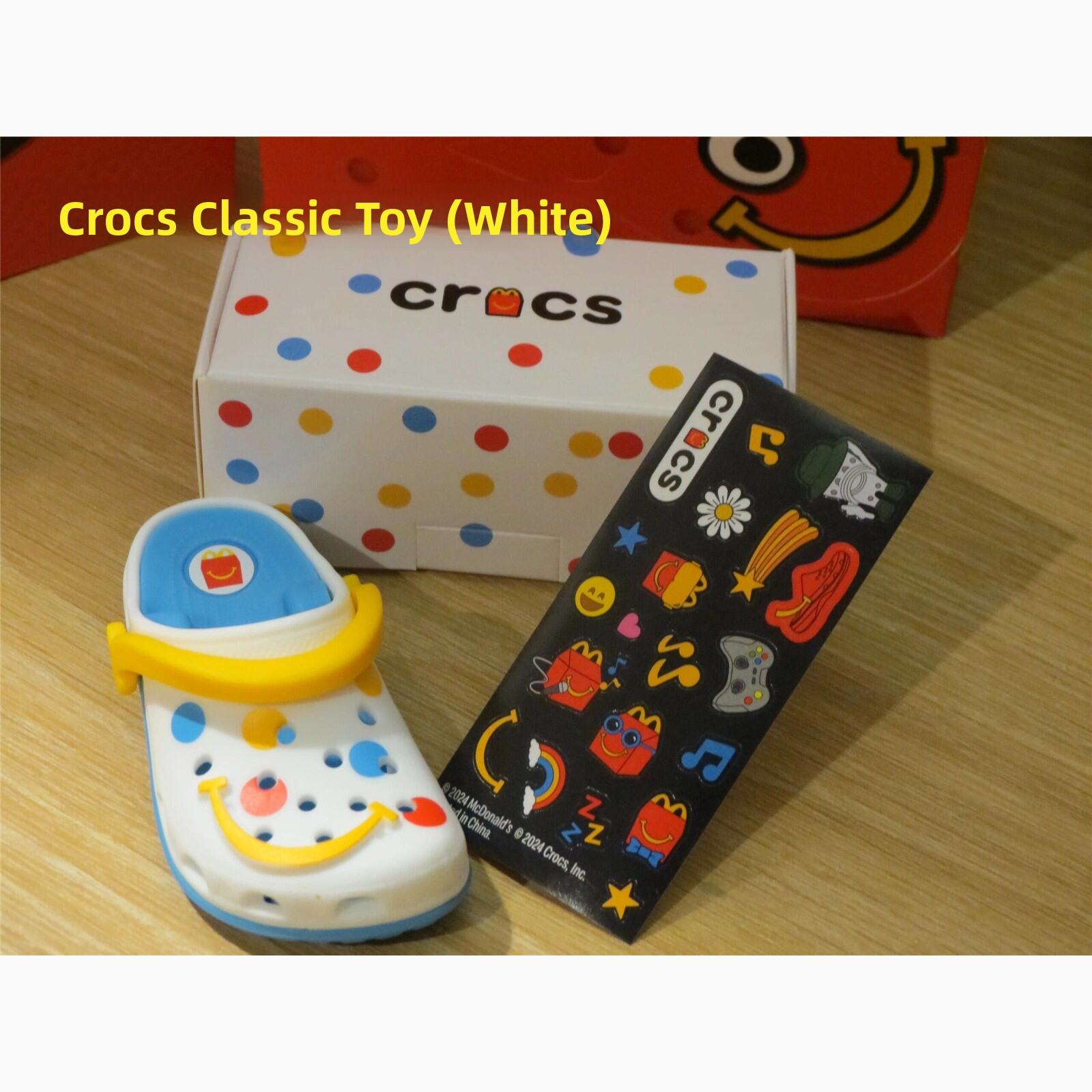 McDonald's Mini Crocs Toy Slippers Happy Meal Keychain Pendant Hole Shoe Plaything Cartoon ...