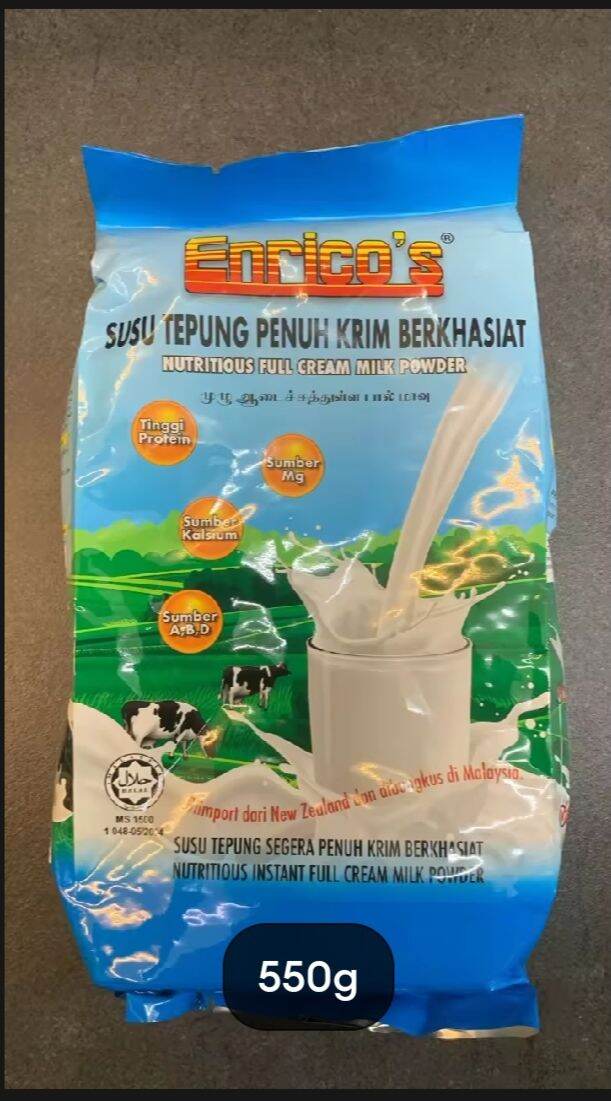 ENRICO'S FULL CREAM MILK POWDER 550gm | Lazada