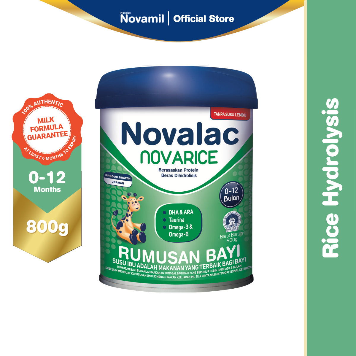 Novalac NovaRice Infant Formula (800g) | Lazada