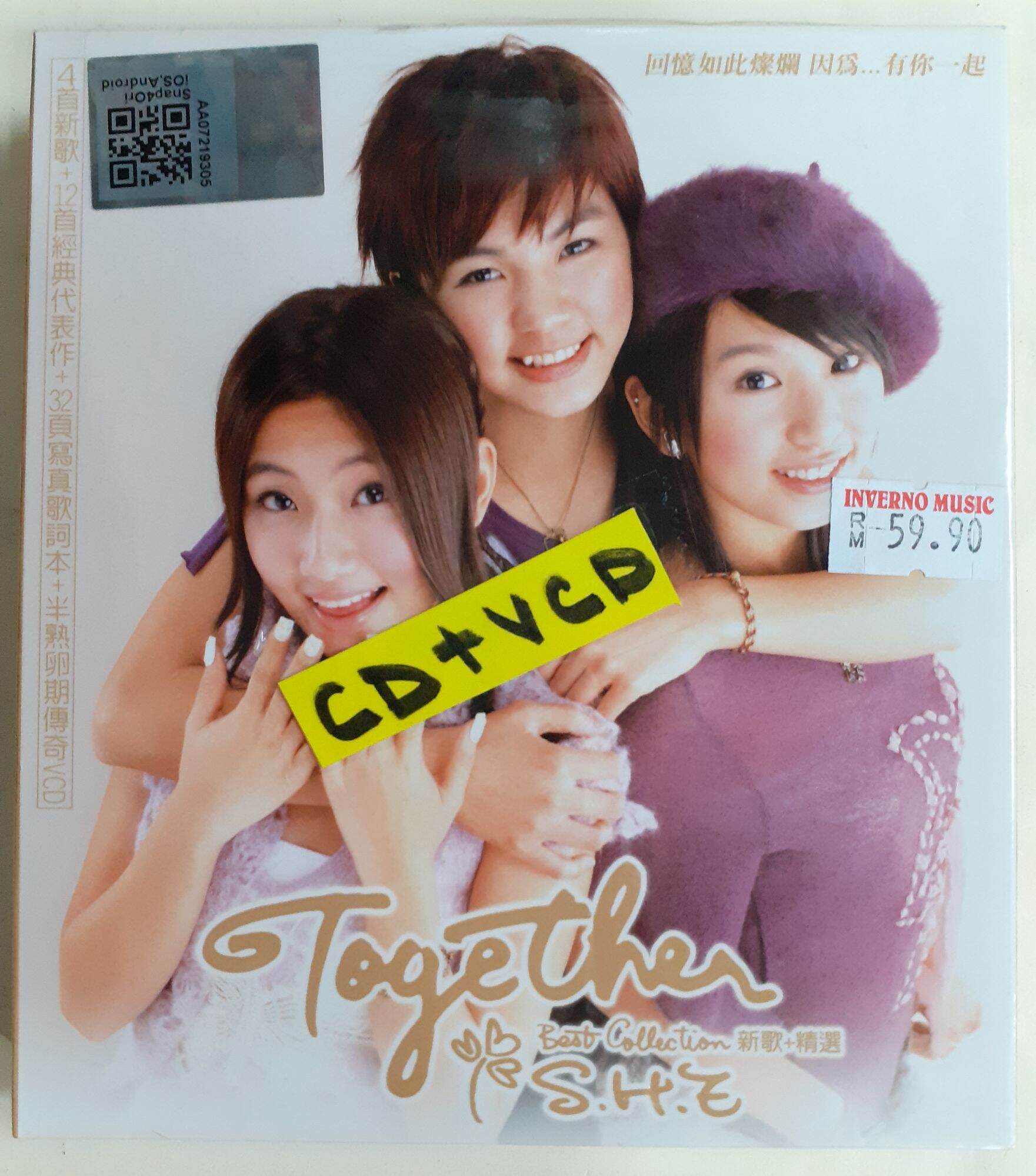 S.H.E - Together : Best Collection 新歌+精选 (CD+VCD) | Lazada