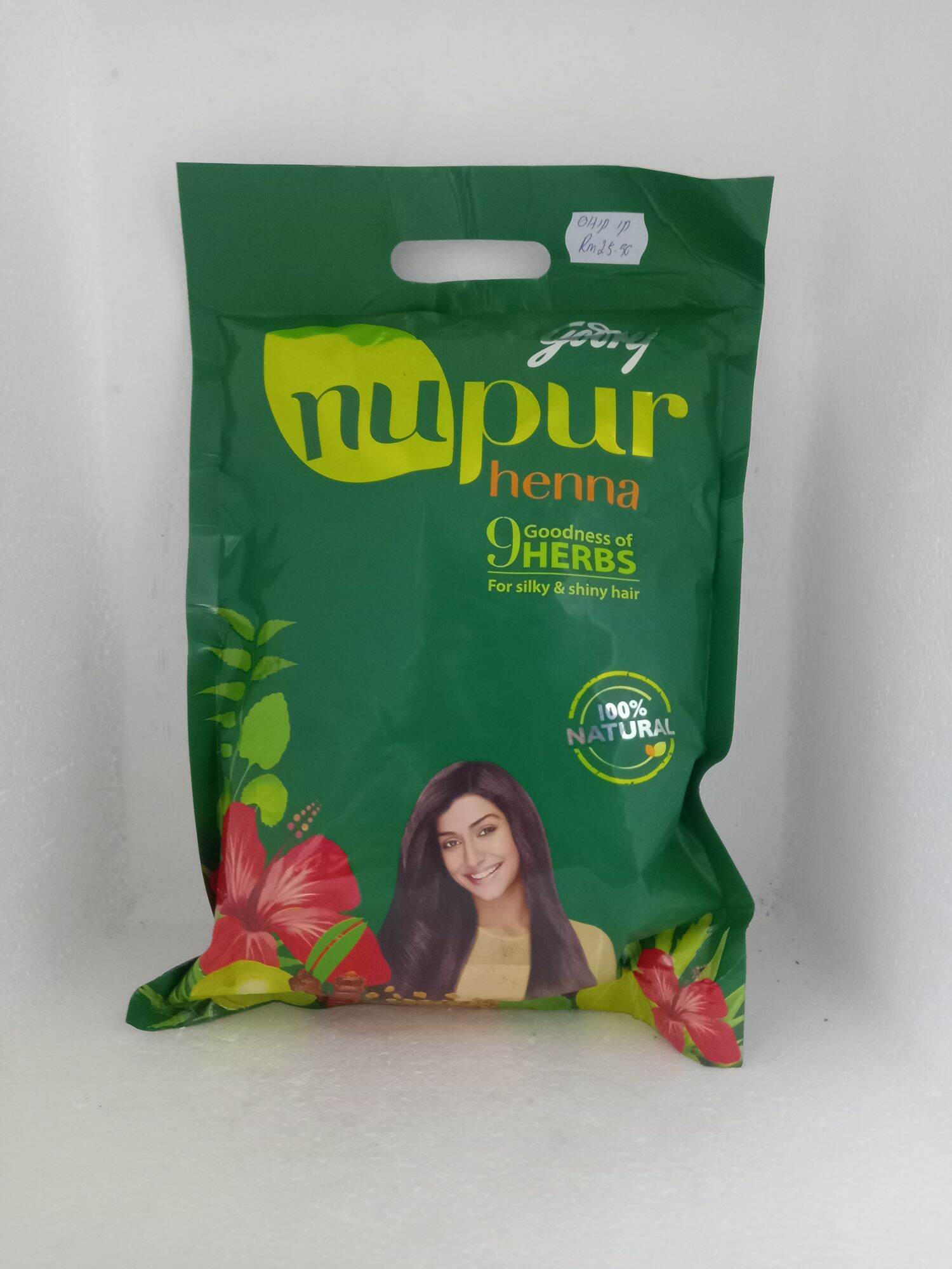 GODREJ NUPUR HENNA POWDER WITH 9 HERBS 100% natural | Lazada