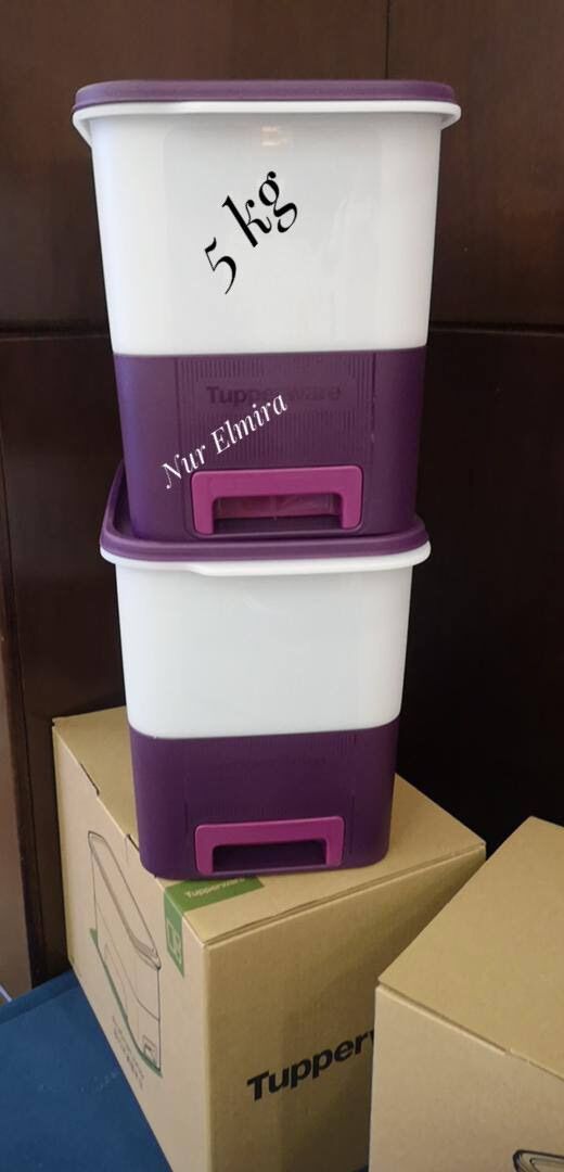 Tupperware tong beras 5 kg (1 pcs) | Lazada