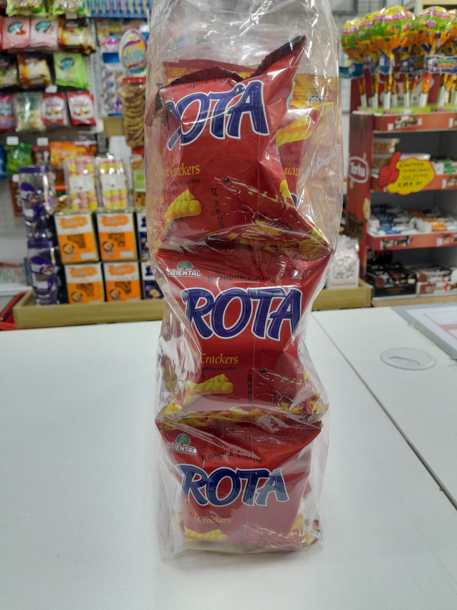 ORIENTAL KEROPOK UDANG ROTA / ROTA PRAWN CRACKERS (30 PACKS X 14G) | Lazada