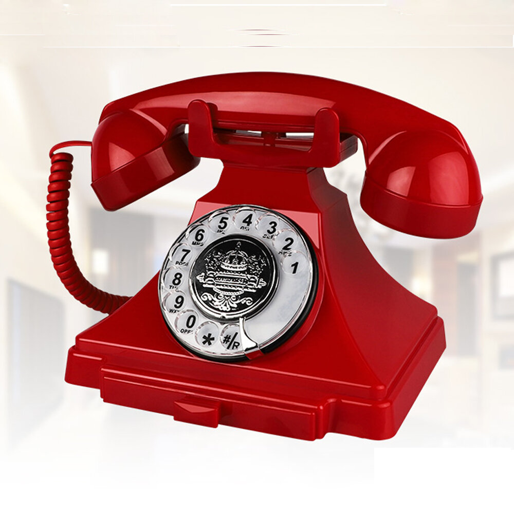 Retro Landline Telephone, Corded Antique Phone Vintage, 1930s Rotary ...