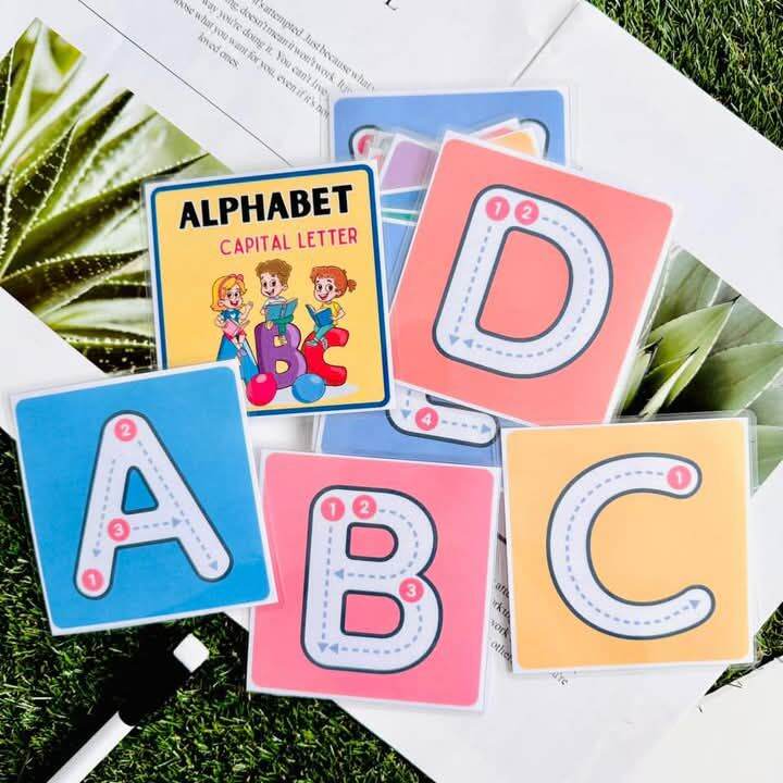 English Alphabet Tracing Cards(Montessori Learning) | Lazada