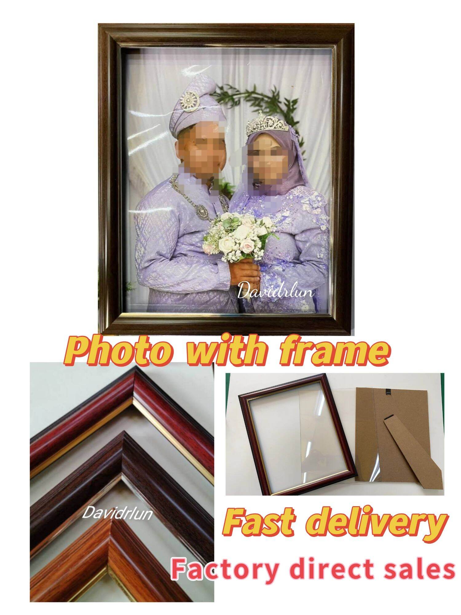 printing photos with frame 8x10 /8x12/A4 | Lazada