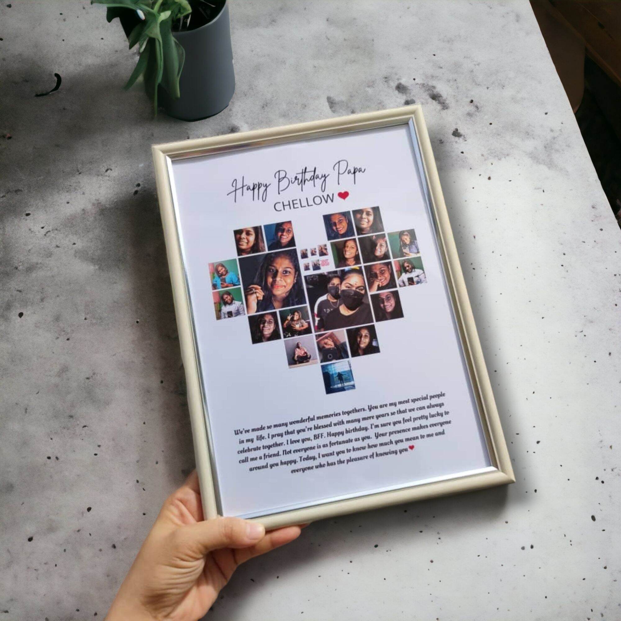 CUSTOM MADE GIFT PHOTO FRAME (LOVE 21PHOTO) for her for him | Lazada