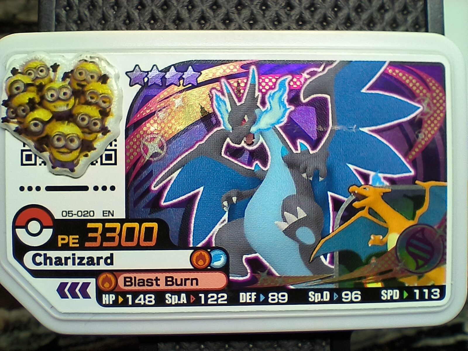 pokemon gaole Original 4 stars Pokemon Gaole Disc 05-020 Charizard X ...