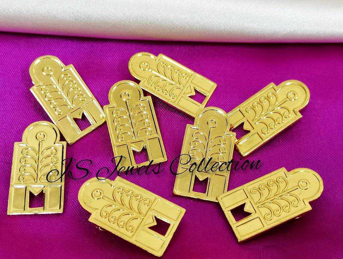 Gold Plated Thenna Thali Design [Not 916] 💕 1Pcs | Lazada