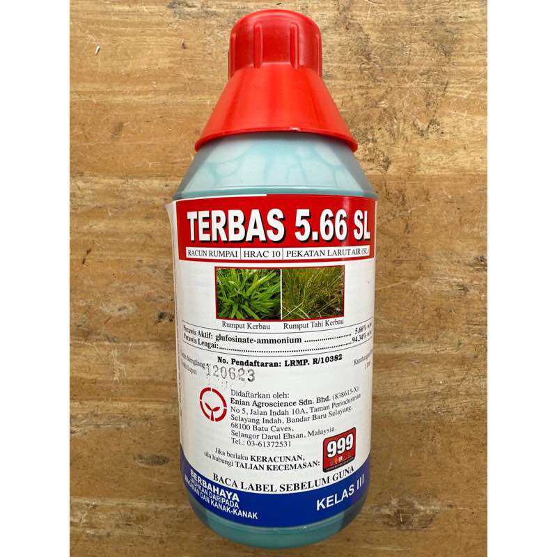 Terbas 5.66 SL Racun Lalang 1L / Racun Sentuh Kawasan Sawit / Weed ...