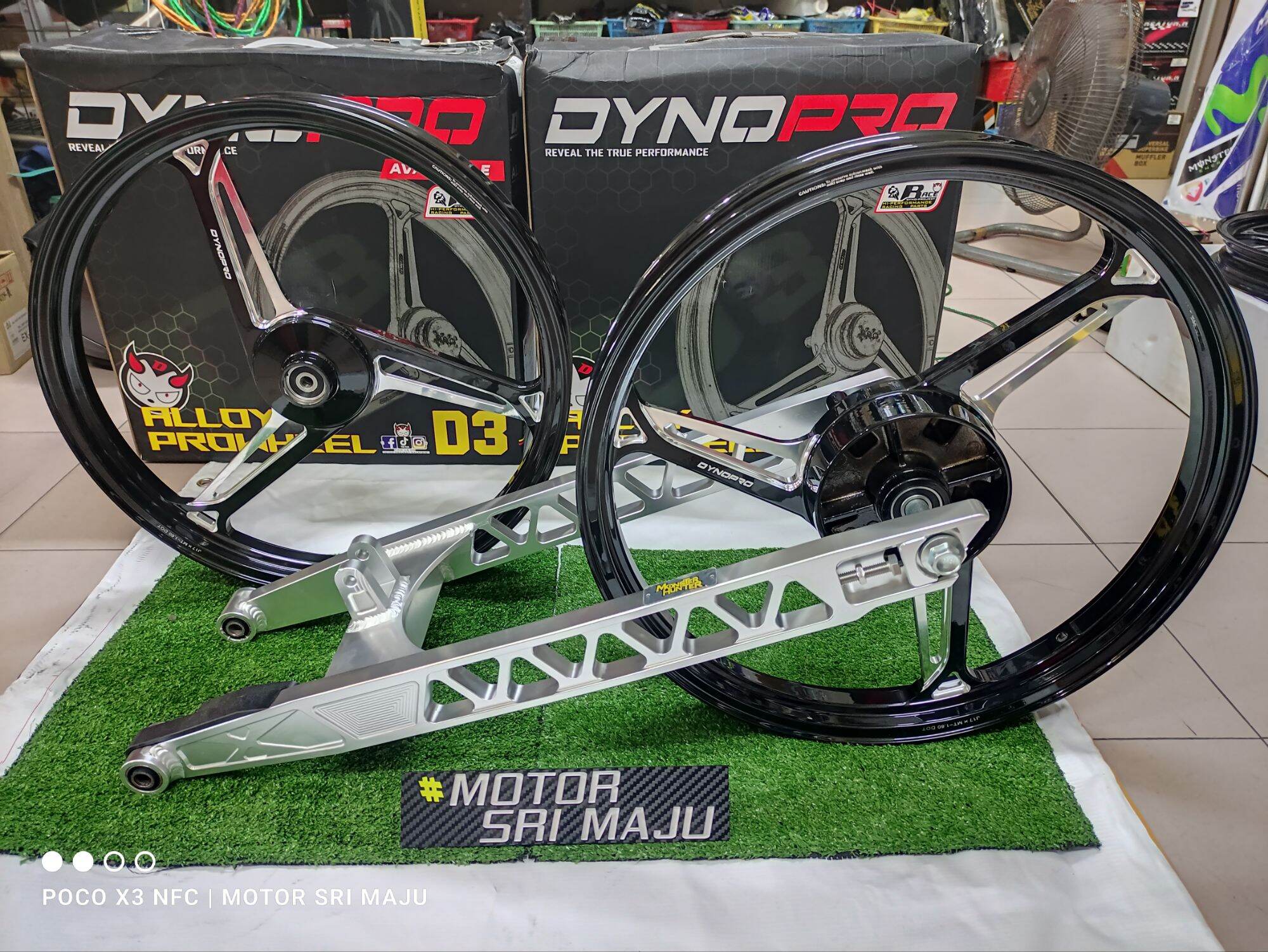 COMBO SET 2&1 /DYNOPRO D3 SPORT RIM +MONSTER CNC ARM PNP Y15 Y16/DYNOPRO/MONSTER HUNTER | Lazada