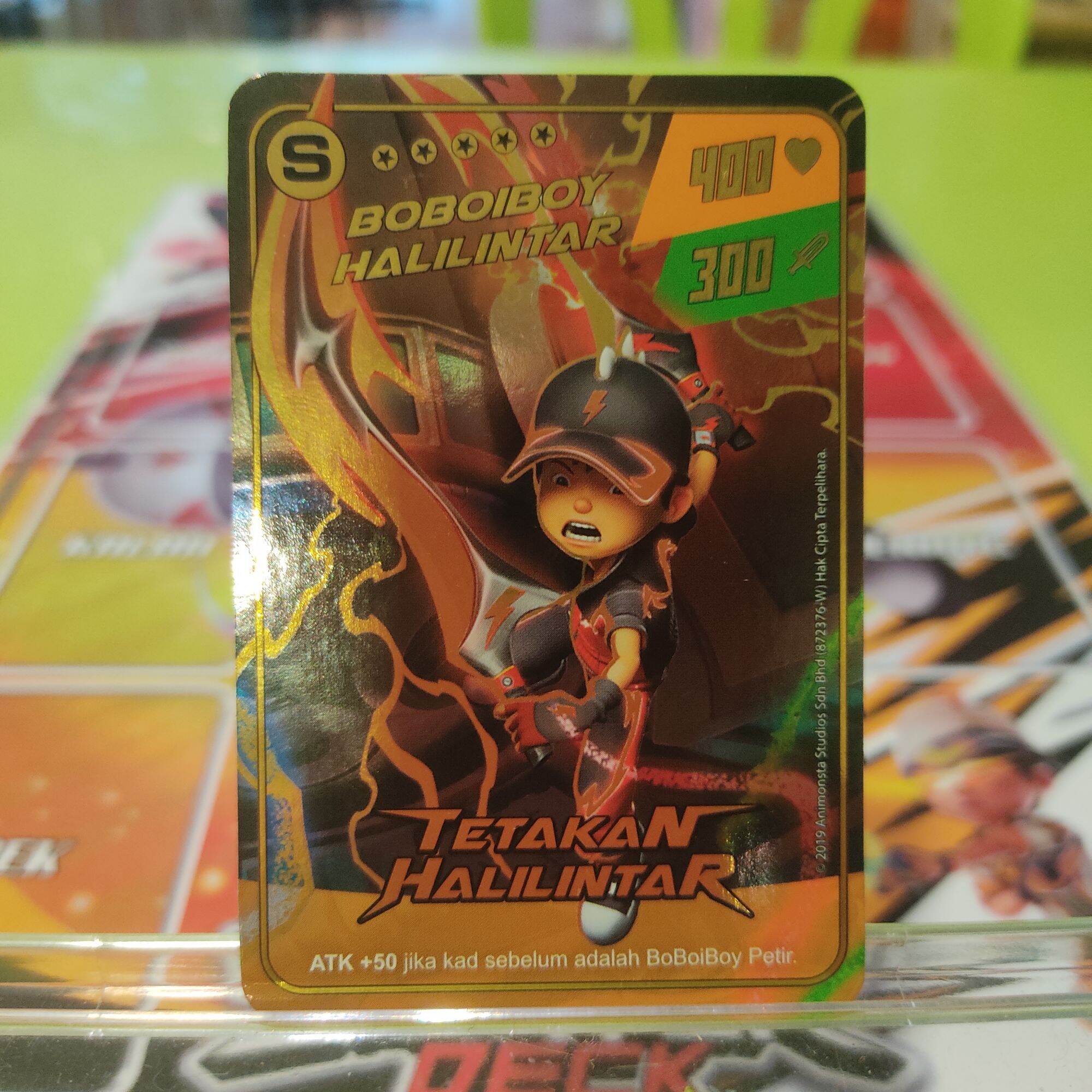 Boboiboy Galaxy Card level S & A | Lazada