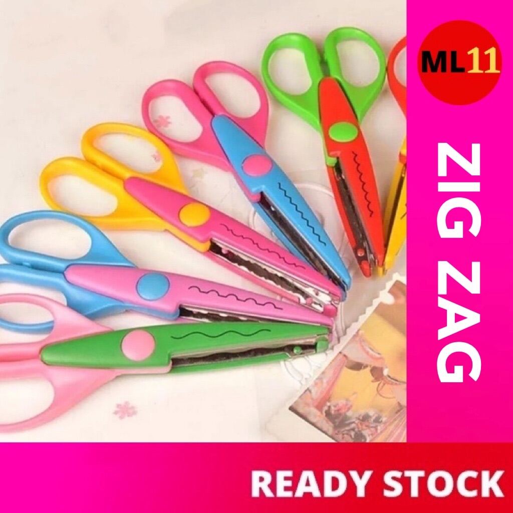 Zigzag Scissor DIY Arts and Crafts / Gunting zigzag 手工剪刀 | Lazada