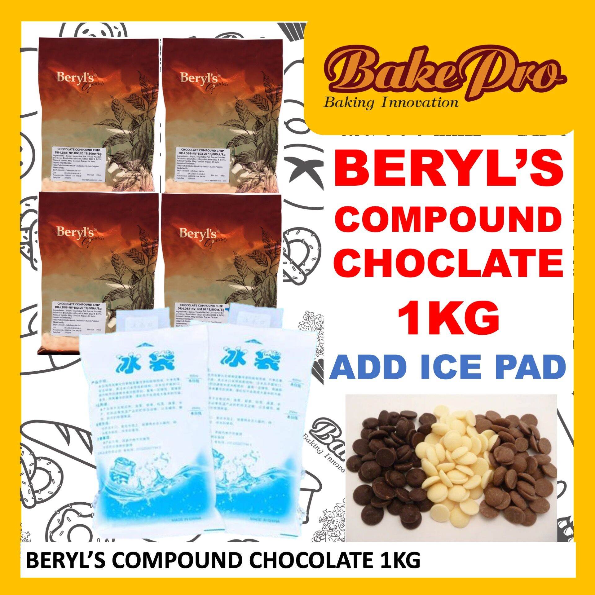 BERLY'S COMPOUND CHOCOLATE 1KG | Lazada