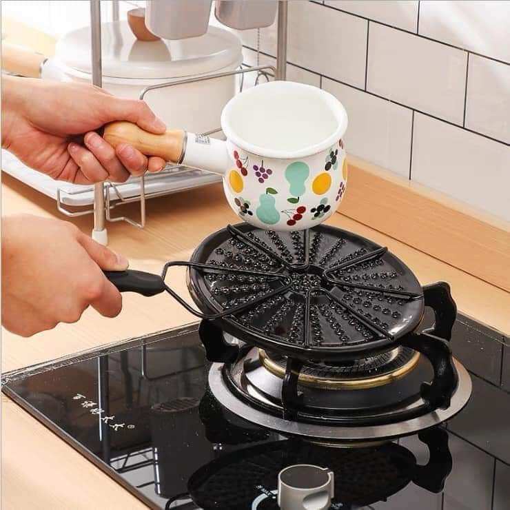 ＃106＃导热盘 Kitchen Heat Conductor Plate Gas Stove Enamel Milk Pot Holder ...