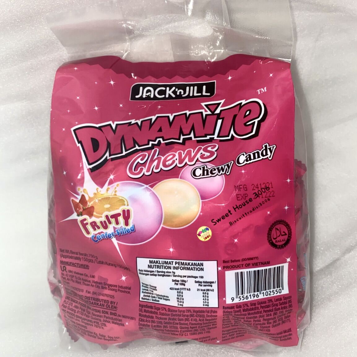 Dynamite Chewy Candy choco mint plus chewy candy fruity flavours | Lazada