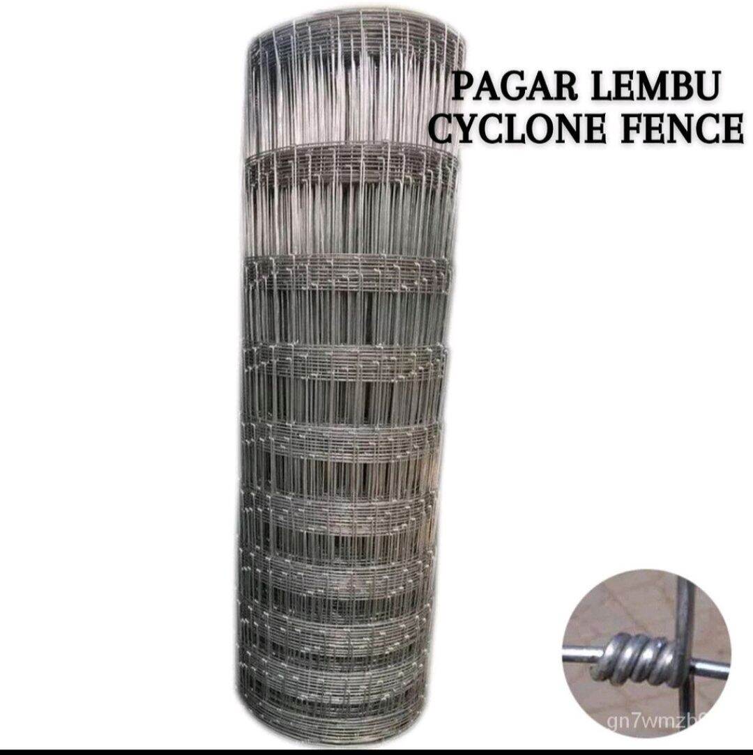 Pagar Kambing Lembu Cyclone Fence 4' & 5' x 50meter (Max Dua Gulung ...