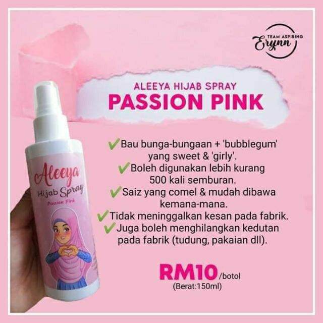 Aleeya Hijab Spray - Pengeras Tudung / Awning Starch / Pewangi Tudung ...