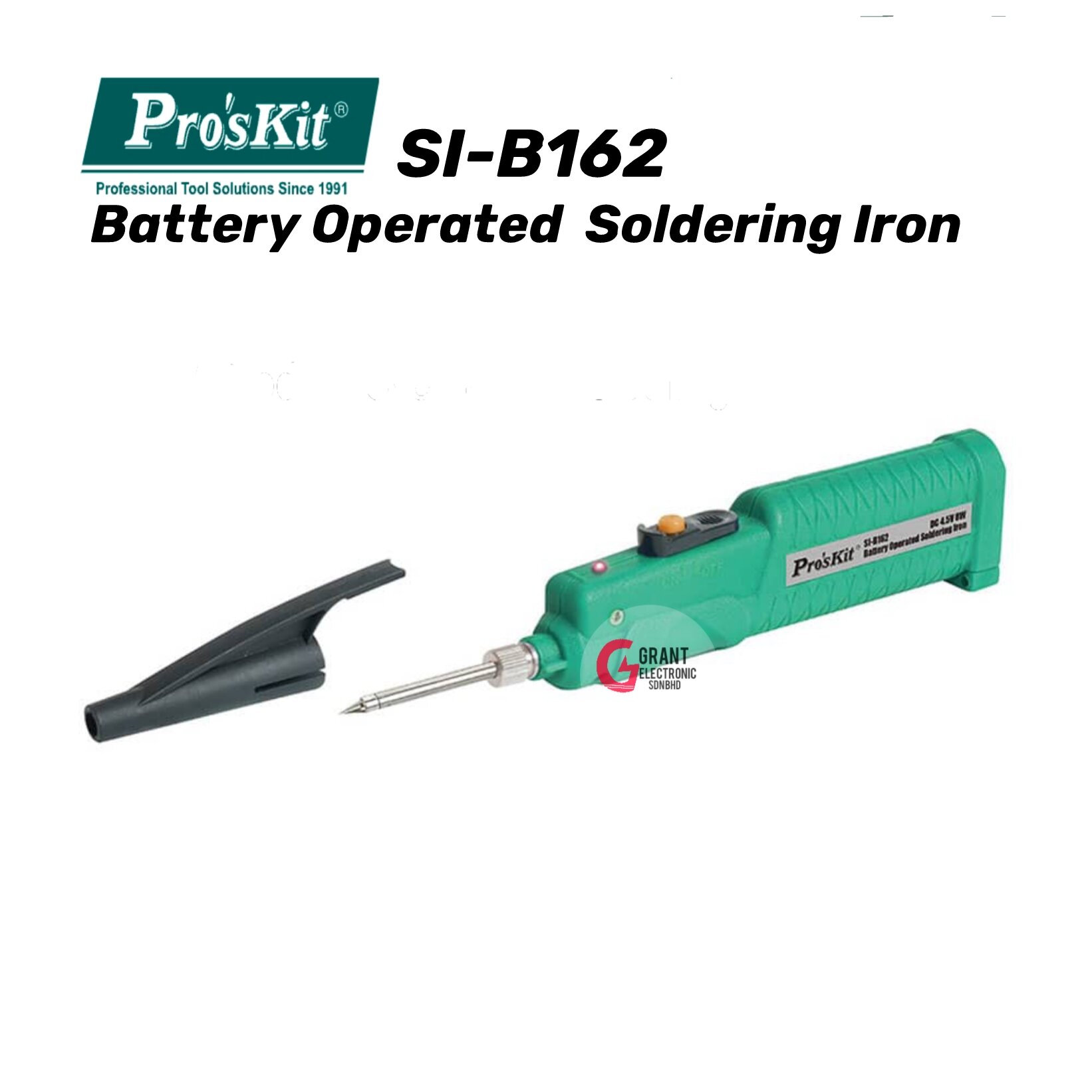 Pro'sKit SI-B162 Battery Operated Portable Soldering Iron Soldering Gun ...