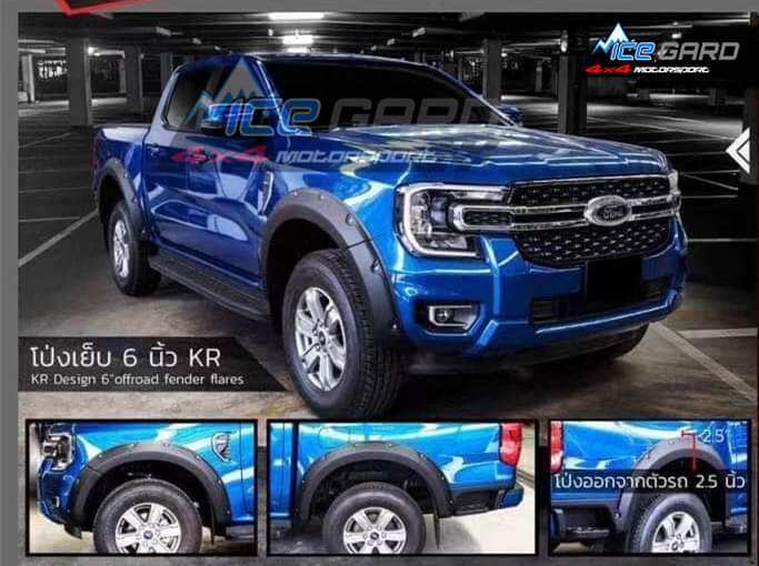 2022 FORD RANGER T9 XLT FENDER FLARES 6" THAILAND 🇹🇭🇹🇭🇹🇭 | Lazada