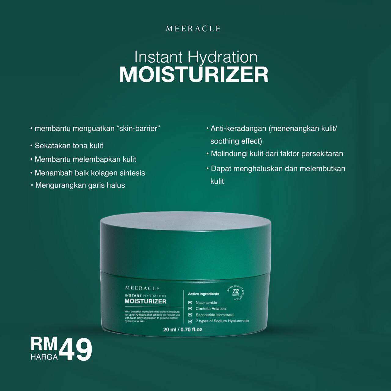 MEERACLE MOISTURIZER | Lazada