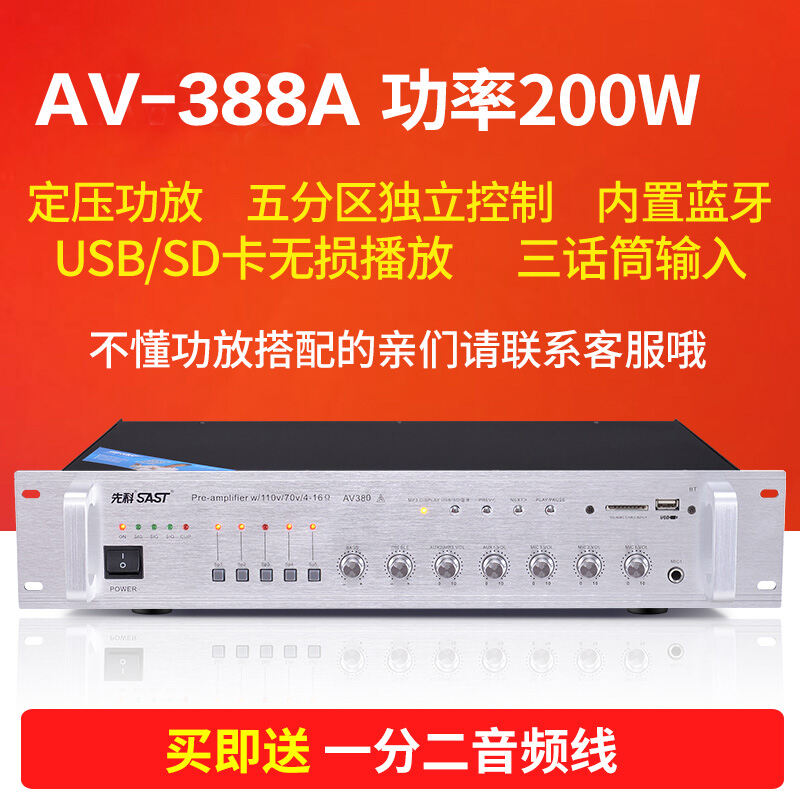 SAST/SAST D5-200 Power Amplifier Home Audio High-Power Professional ...
