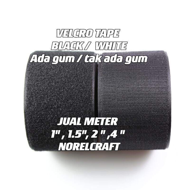 1'/2'/4'1METER VELCRO TAPE 2 SIDE/ VELCO TAPE READYSTOCK | Lazada