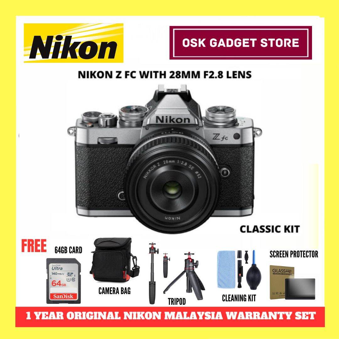 Nikon Z FC / ZFC Heritage Design 20MP 4K UHD Expeed 6 WiFi Mirrorless ...