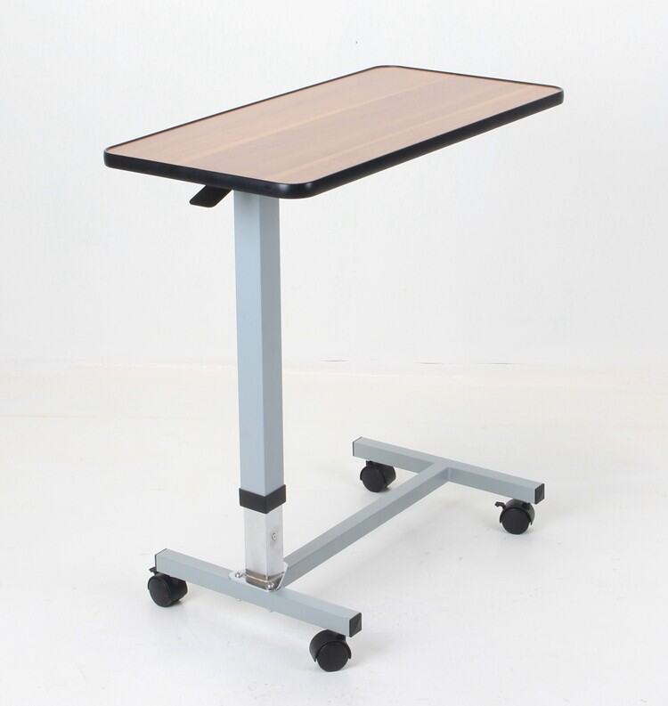 Medical Wheeled Dining Table Nursing Table Hospital Ward Adjustable ...