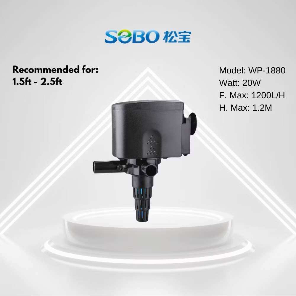 Sobo 3 in 1 Submersible Pump Heads Heavy Duty Pump Wp-880 / Wp-1880 ...