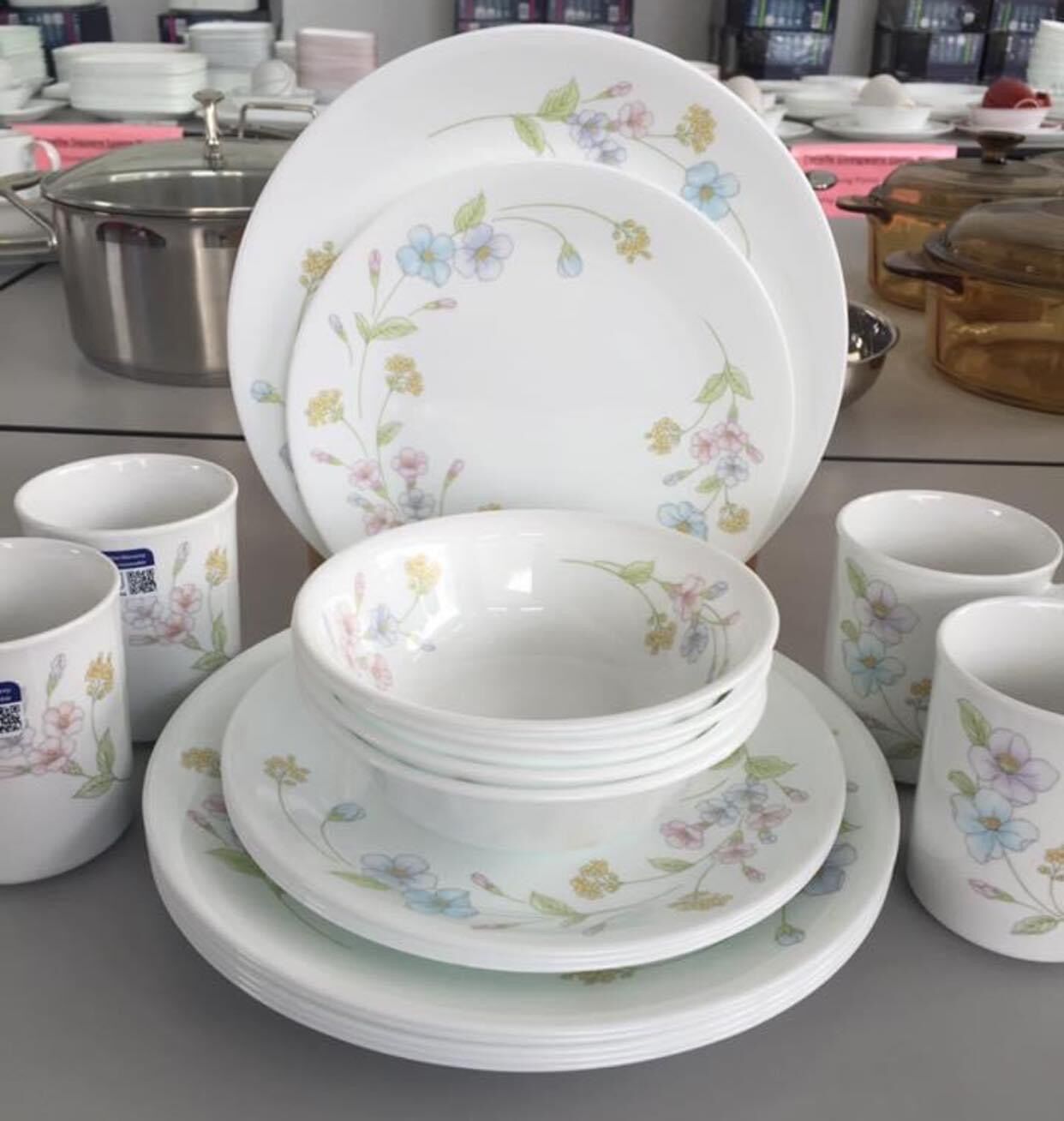Corelle Pastel Bouquet 16 Pcs - Discontinue Edition | Lazada