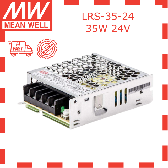 Mean Well LRS-35-5 LRS-35-12 LRS-35-24 Power Supply 35W 5V/7A, 12V/3A, 24V/1.5A | Lazada