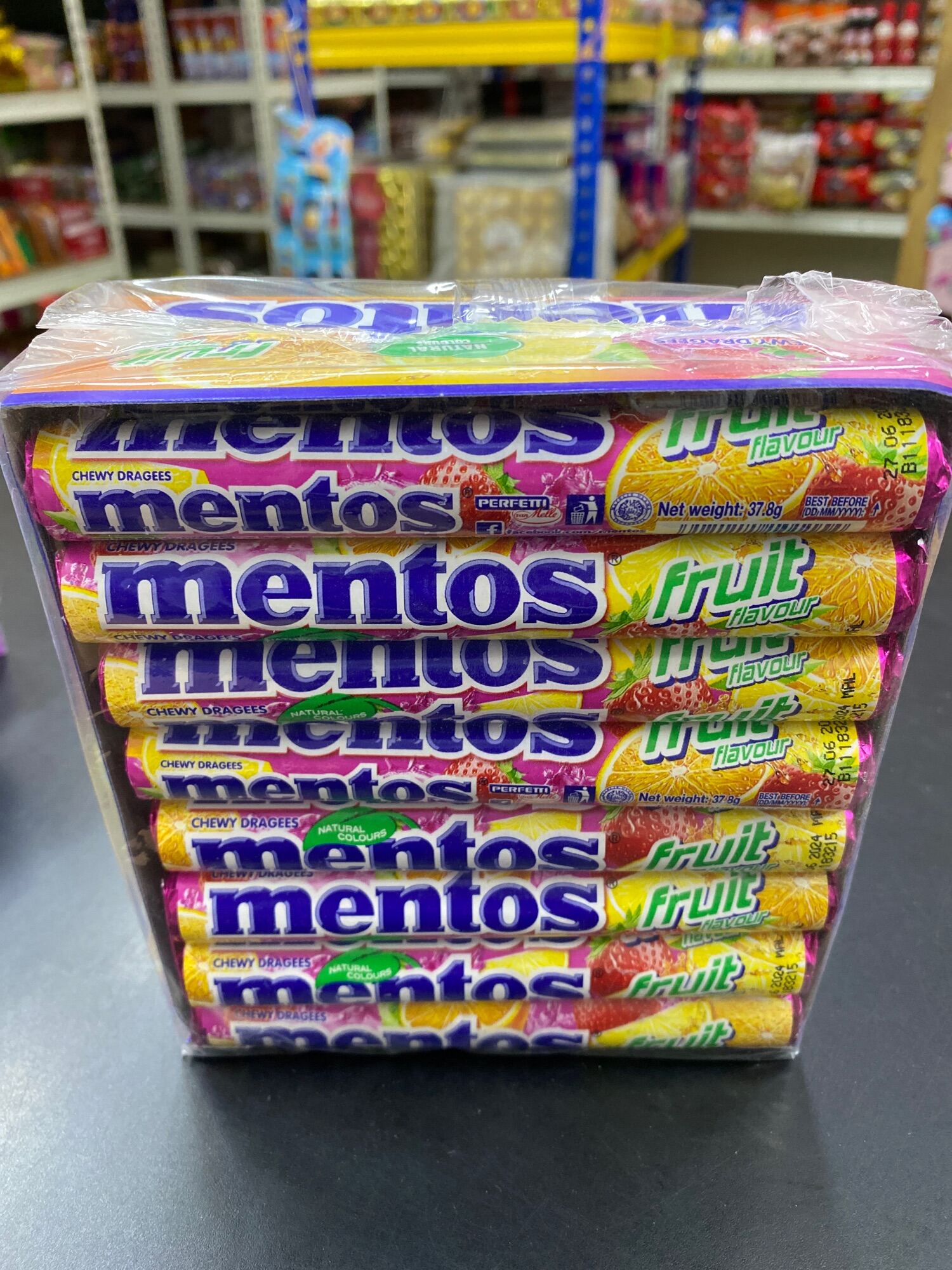 Mentos Fruit Rolls 24x37g | Lazada