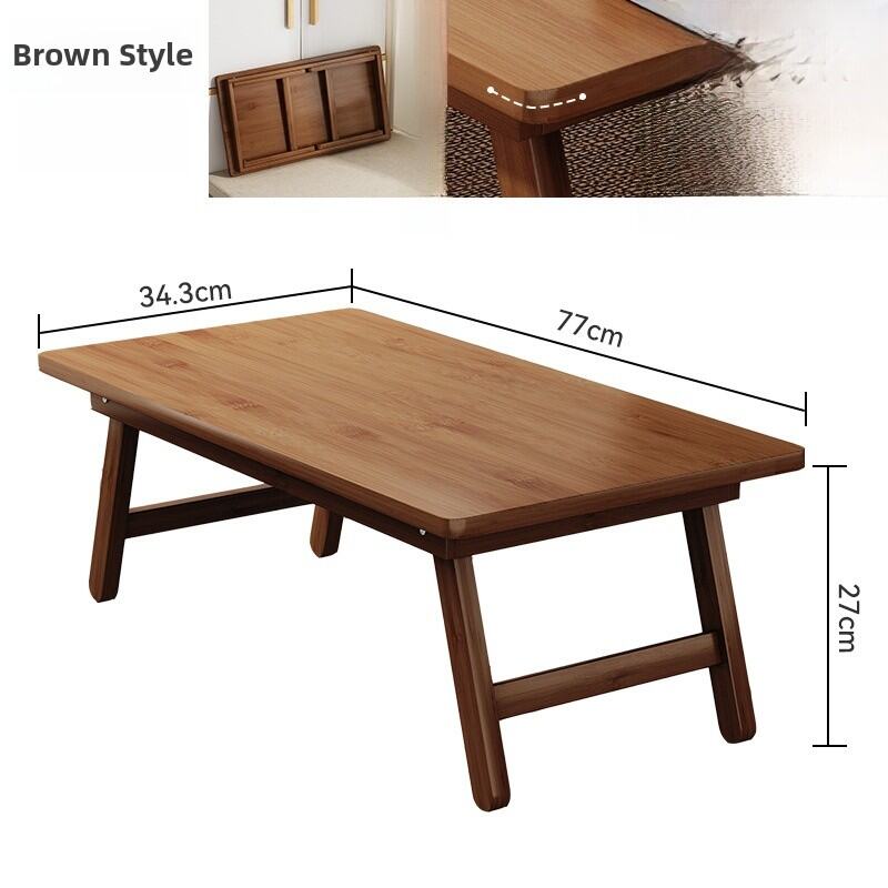 Japanese Style Small Tea Table Tatami Foldable Study Desk Long ...