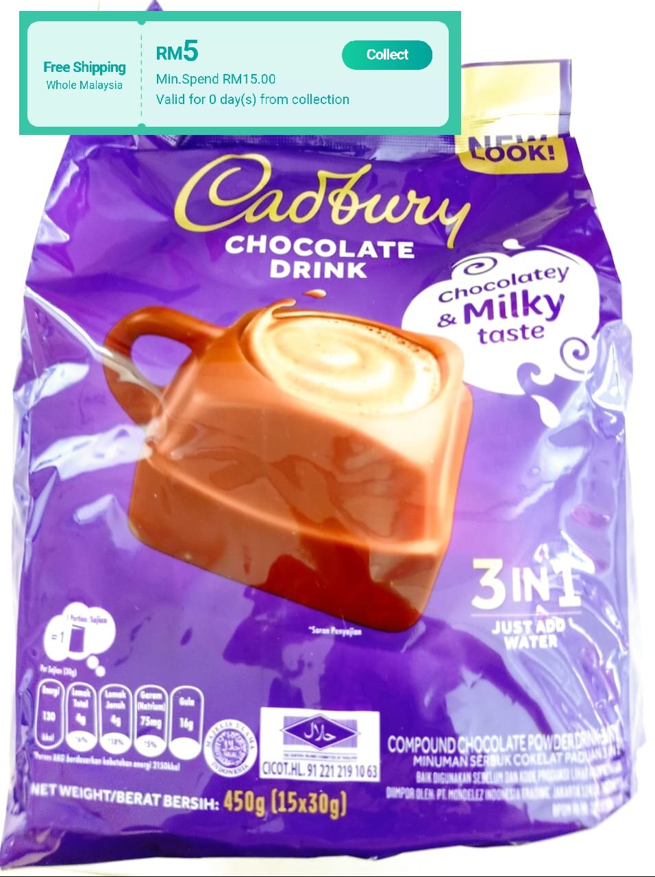 Cadbury Hot Chocolate Drink 3in1 15 Sachetsx30g Exp Nov23 Lazada cadbury-hot-chocolate-drink-3in1-15-sachetsx30g-exp-nov23-lazada