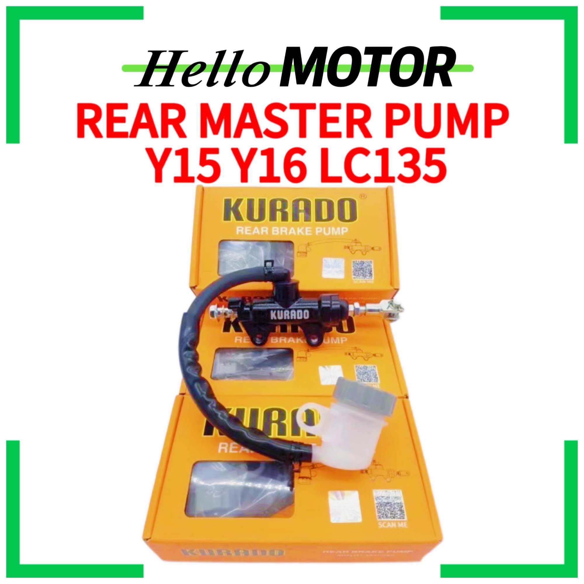 KURADO R1 REAR MASTER PUMP 16MM CNC UNIVERSAL BELAKANG LC135 5S Y15ZR ...