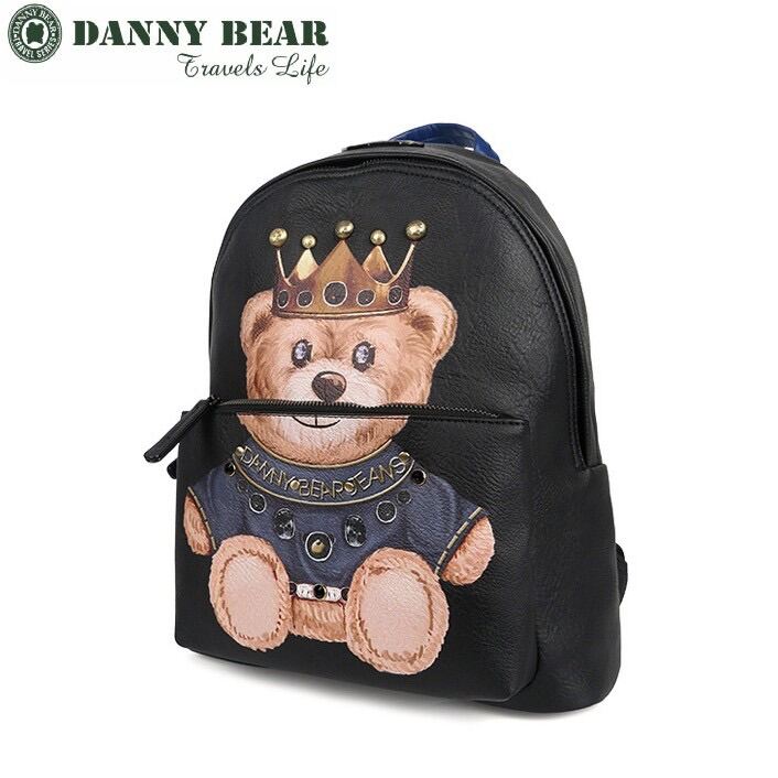 Danny Bear Jeans Series King of Bear Backpack | Lazada