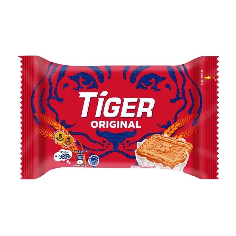 Tiger Biscuit Original 53.2g / Biskut Tiger Original / Biskuat Tiger ...