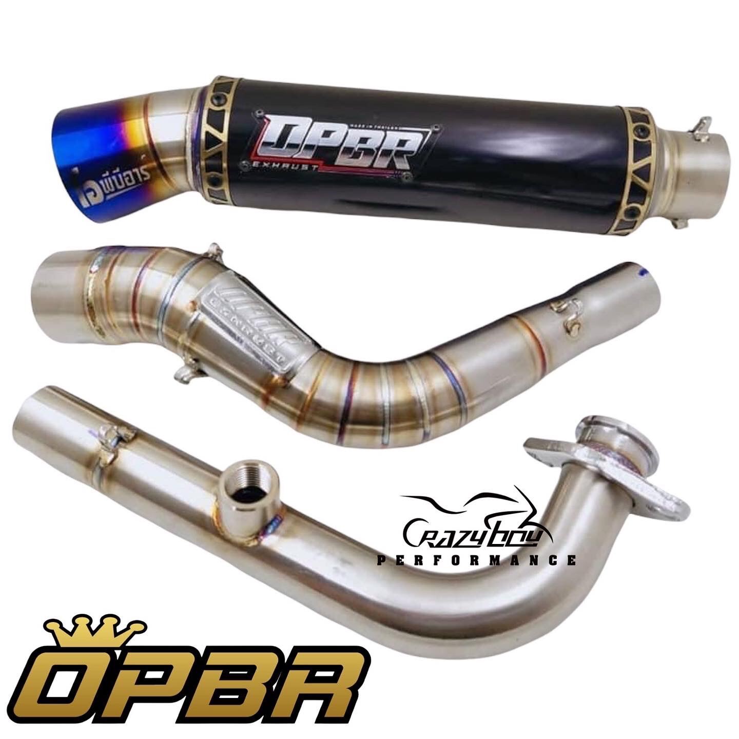 100% ORIGINAL OPBR 2021 EXHAUST Y15ZR🇹🇭MADE IN THAILAND🇹🇭35-38-50-55 ...