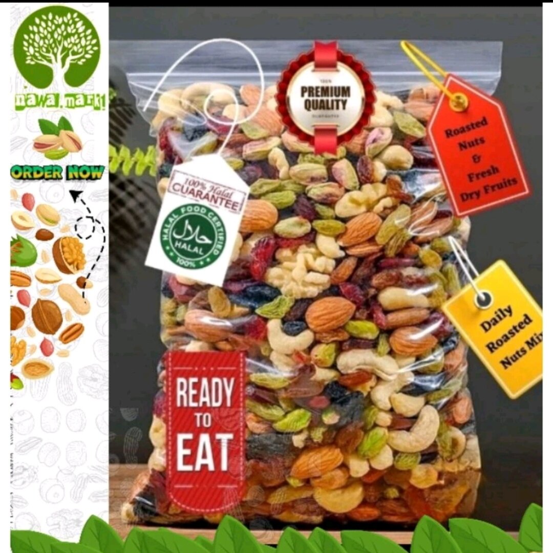 Daily Raw Nut Mix - 250gm/500gm//1Kg Malaysia Ready stock Premium ...