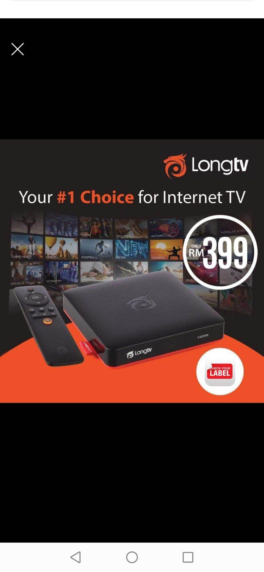Longtv box can watch Malaysia channel and foreign channels including ...