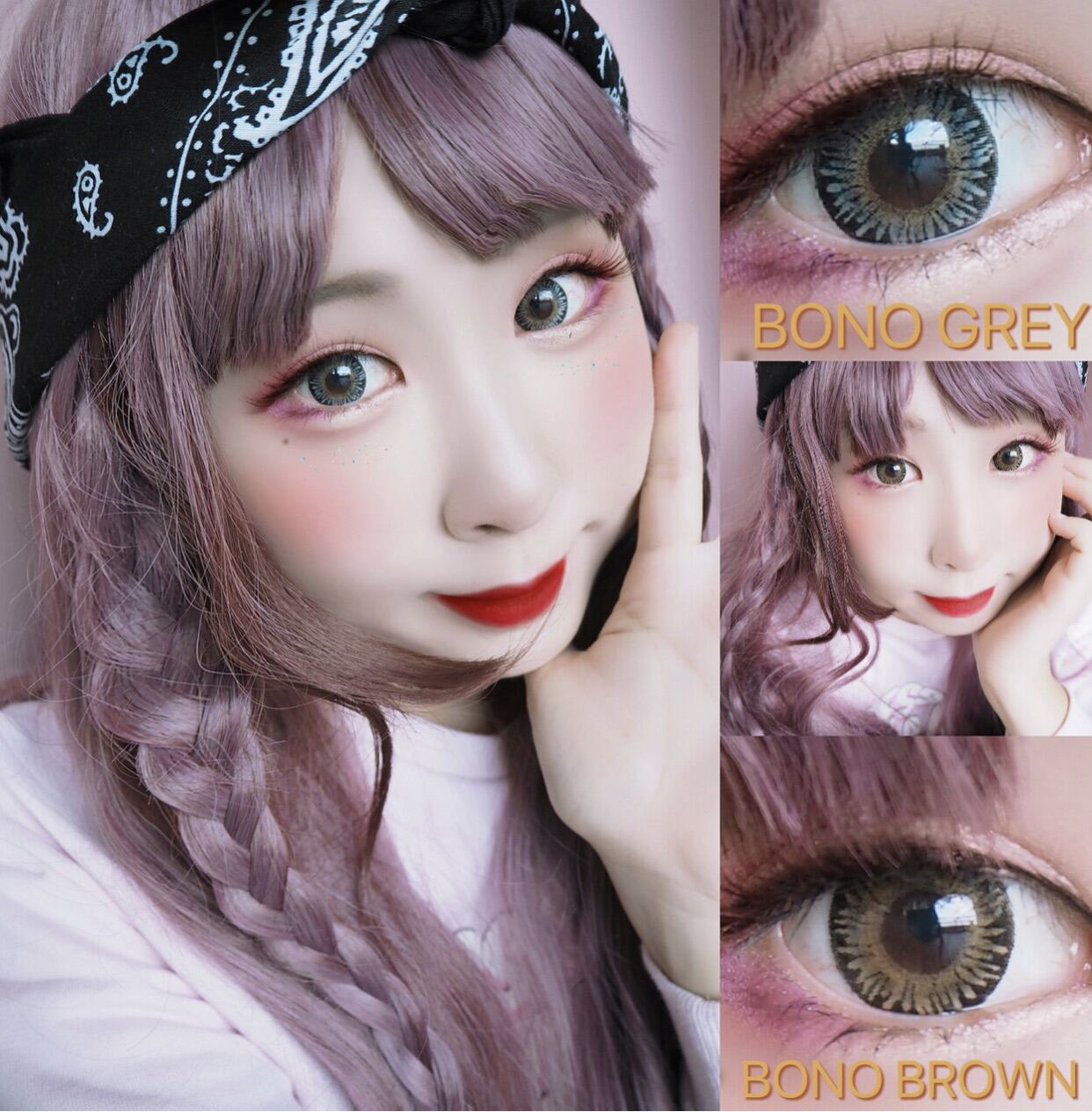 15MM ICK Bono Korean Color Contact Lens | Lazada