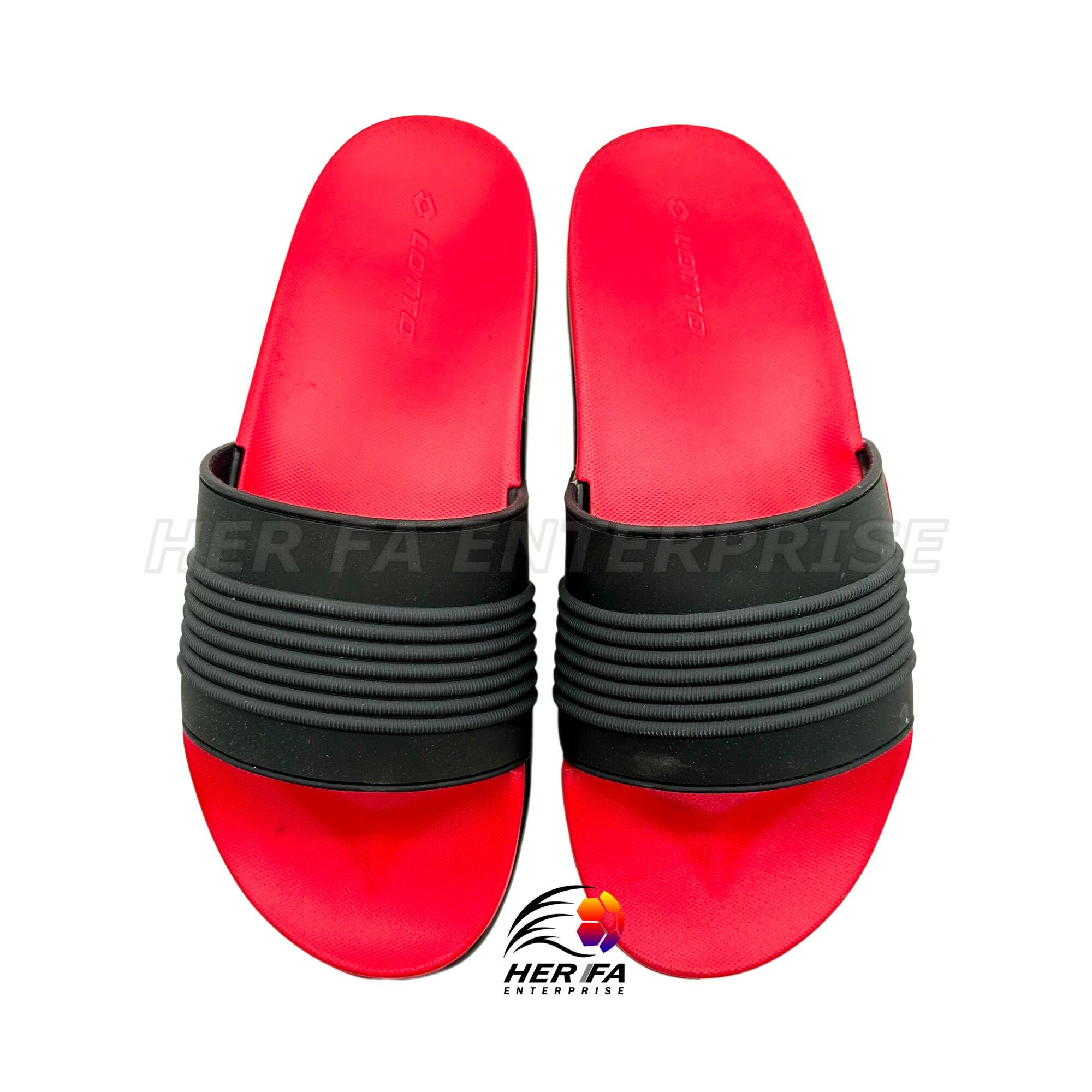 LOTTO Raviv Unisex Slides Latex Sandals 100%ORIGINAL Kasut Slipper | Lazada