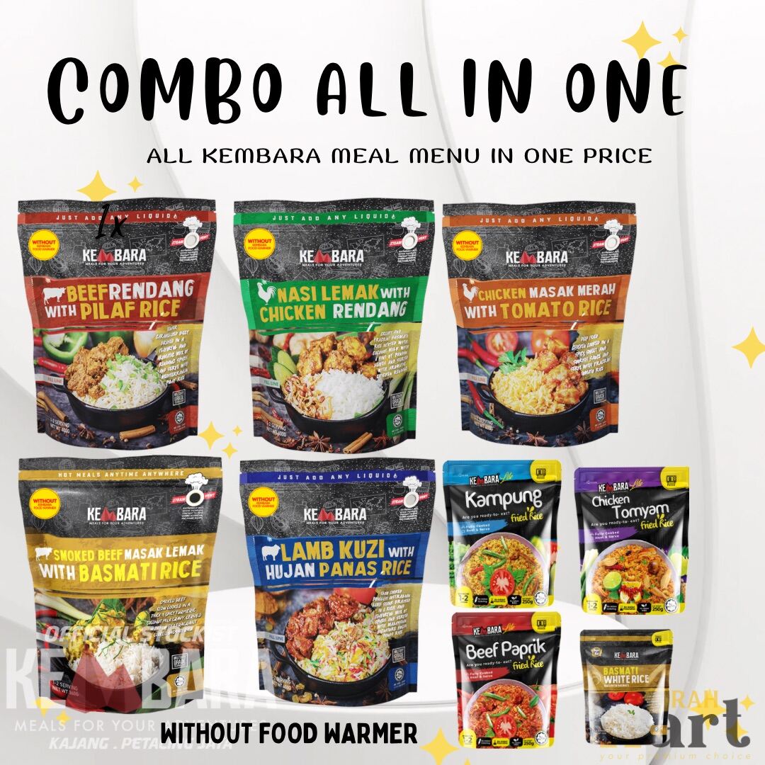 Combo ALL IN ONE (Semua Menu Kembara Meals) | Lazada